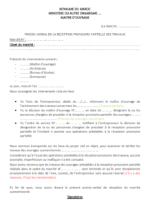 Ordres de service - Modèle 2023 - Dar LHandassa