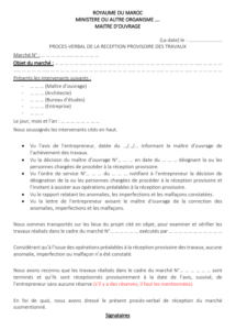 Ordres de service - Modèle 2023 - Dar LHandassa